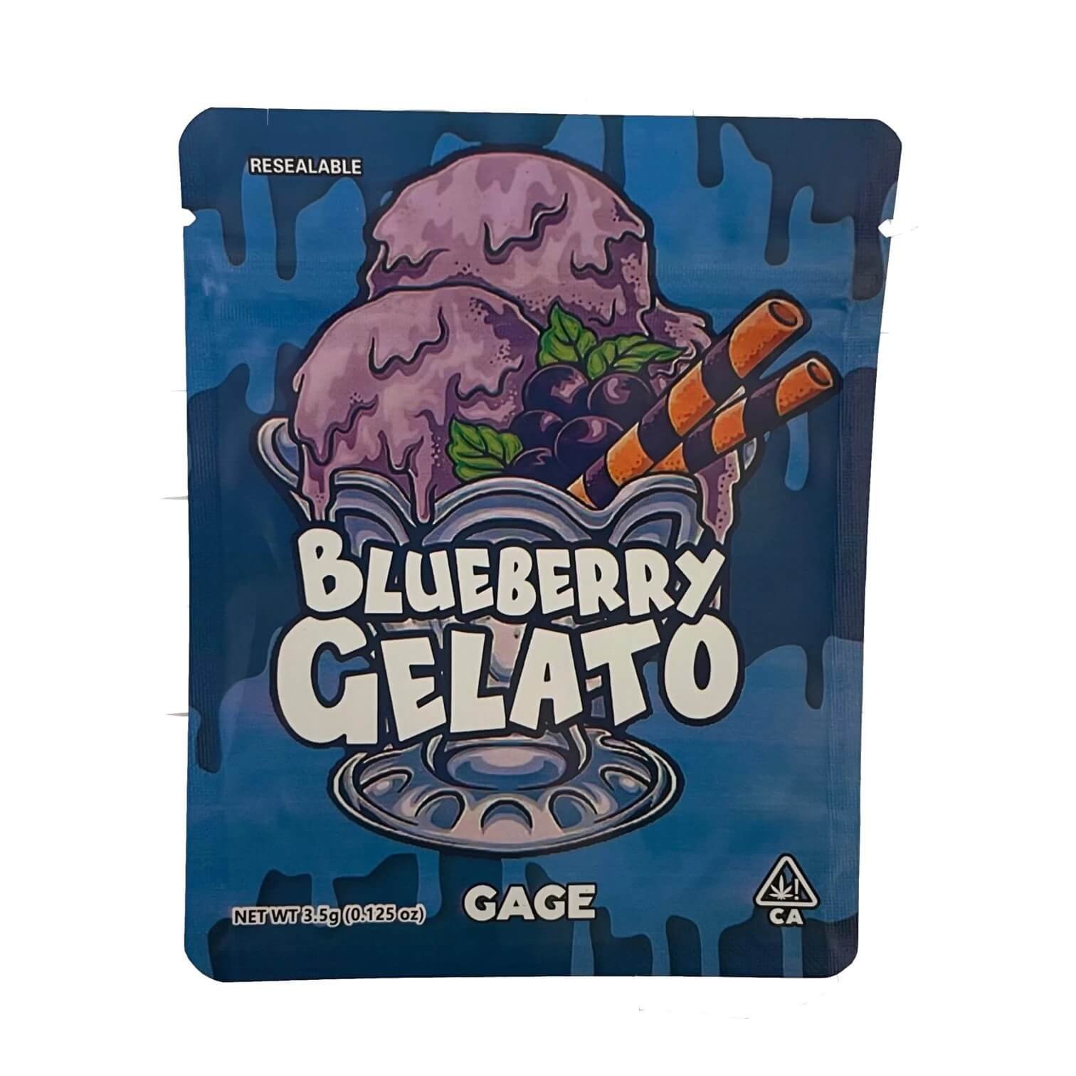 Blueberry Gelato Cage Mylar Bag 3.5 Grams – Smell Proof Cannabis ...